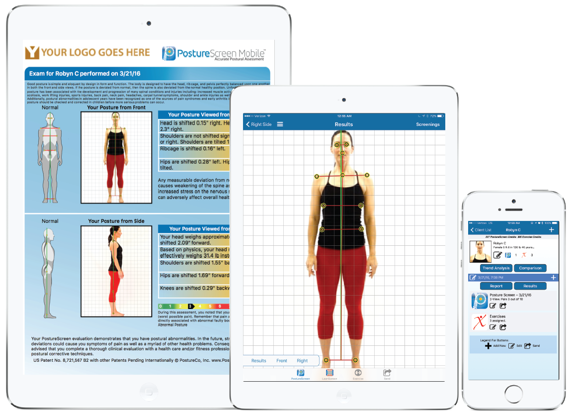 iPads_PostureScreen_2016 | PostureCo, Inc. PostureScreen, LeanScreen ...